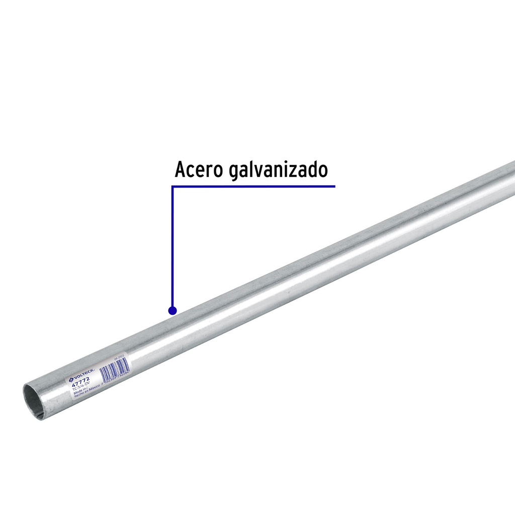 Tubo Conduit 3/4' galvanizado 3 m pared delgada, et. verde – Ferretería ...