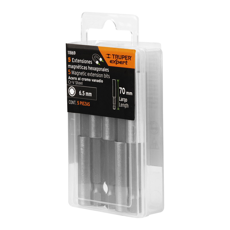 Juego extensión magnética, 70 mm, 5 piezas, Truper Expert – Ferretería Feresmar