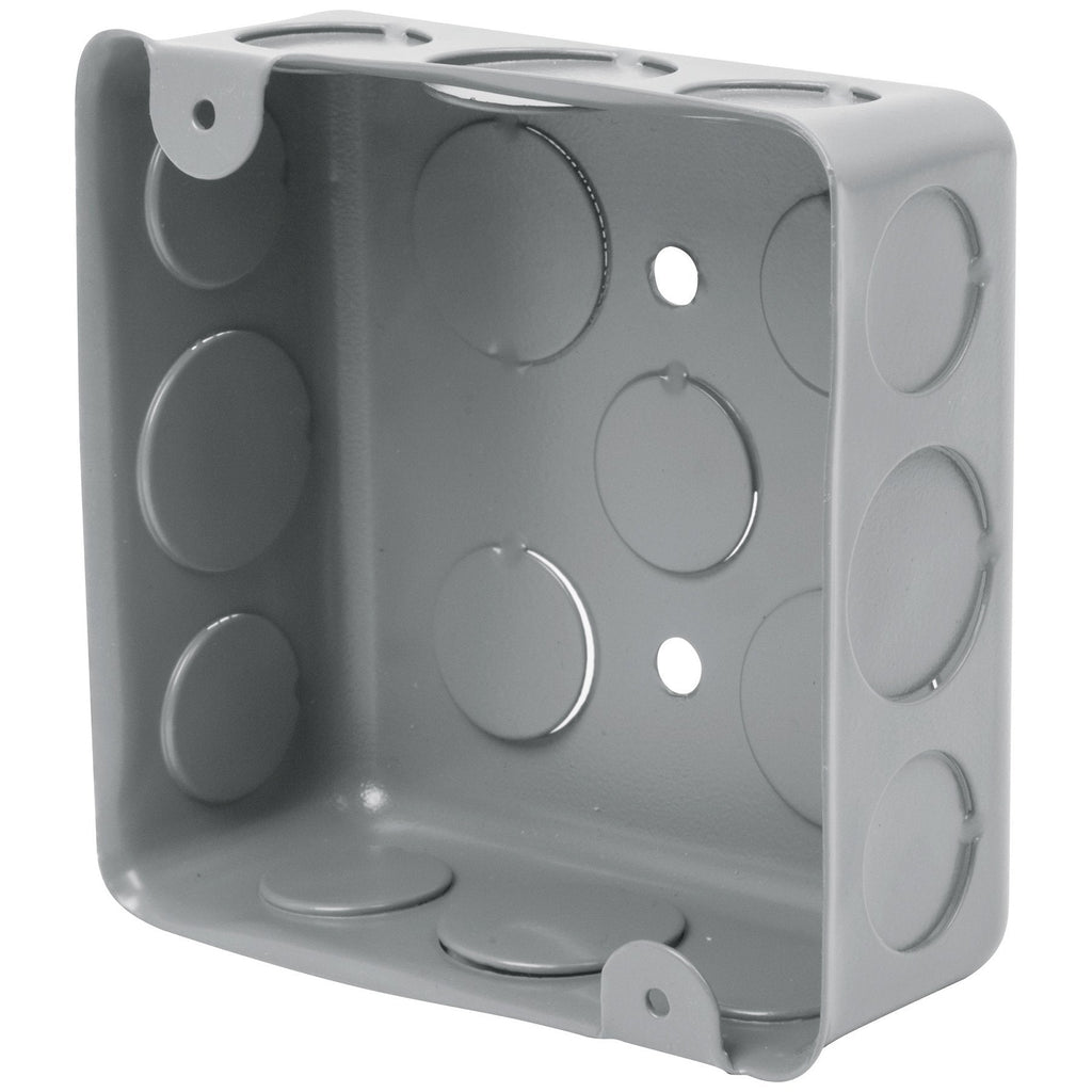 Caja de acero cuadrada 4x4", económica, Volteck – Ferretería Feresmar